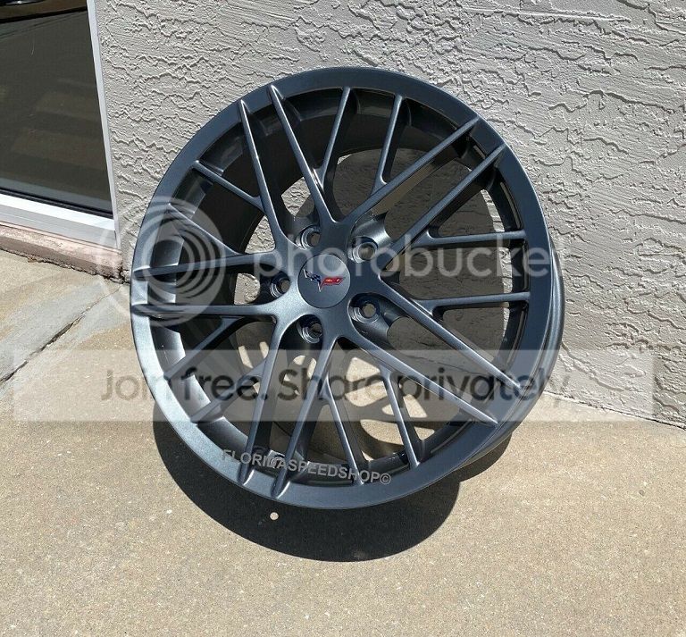 FS (For Sale) **New Release Hyper Titanium Grey C6 ZR1 Style Wheels 18/ ...