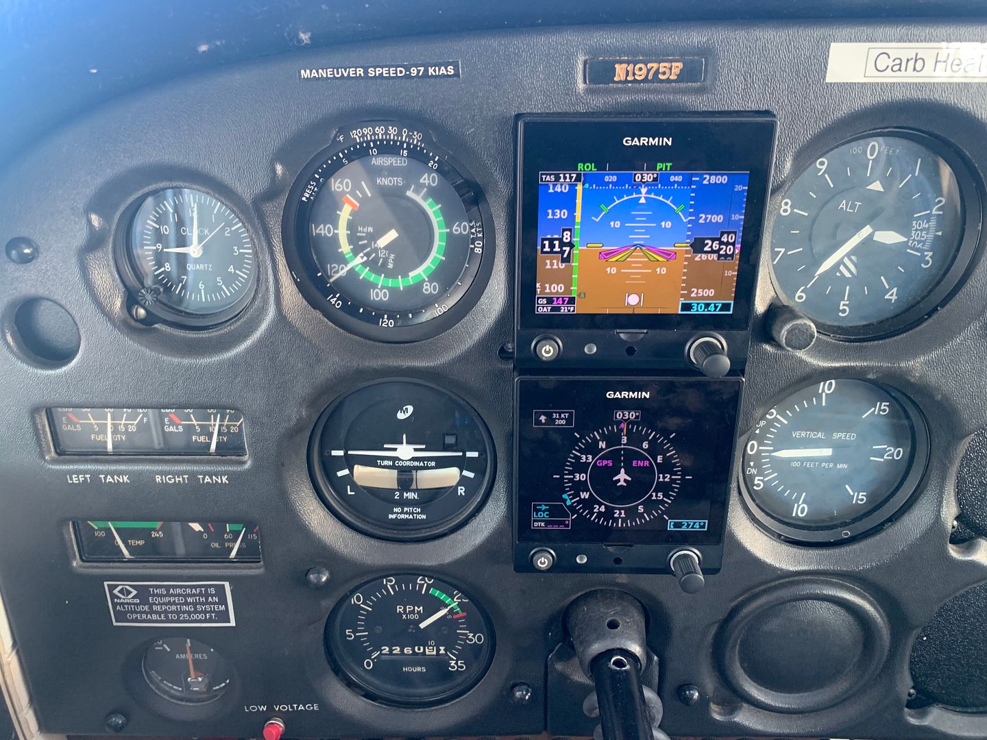 Garmin G5 Calibration Pitch Shows Nose High Level Flight | Pilots of ...