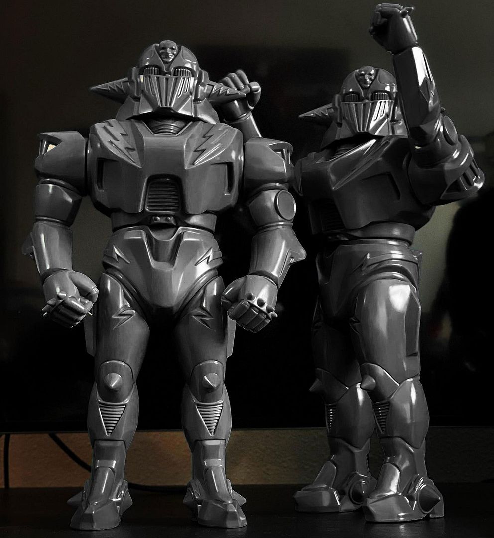 "Boltron" soft vinyl mech revealed from Mech Head Massacre ...