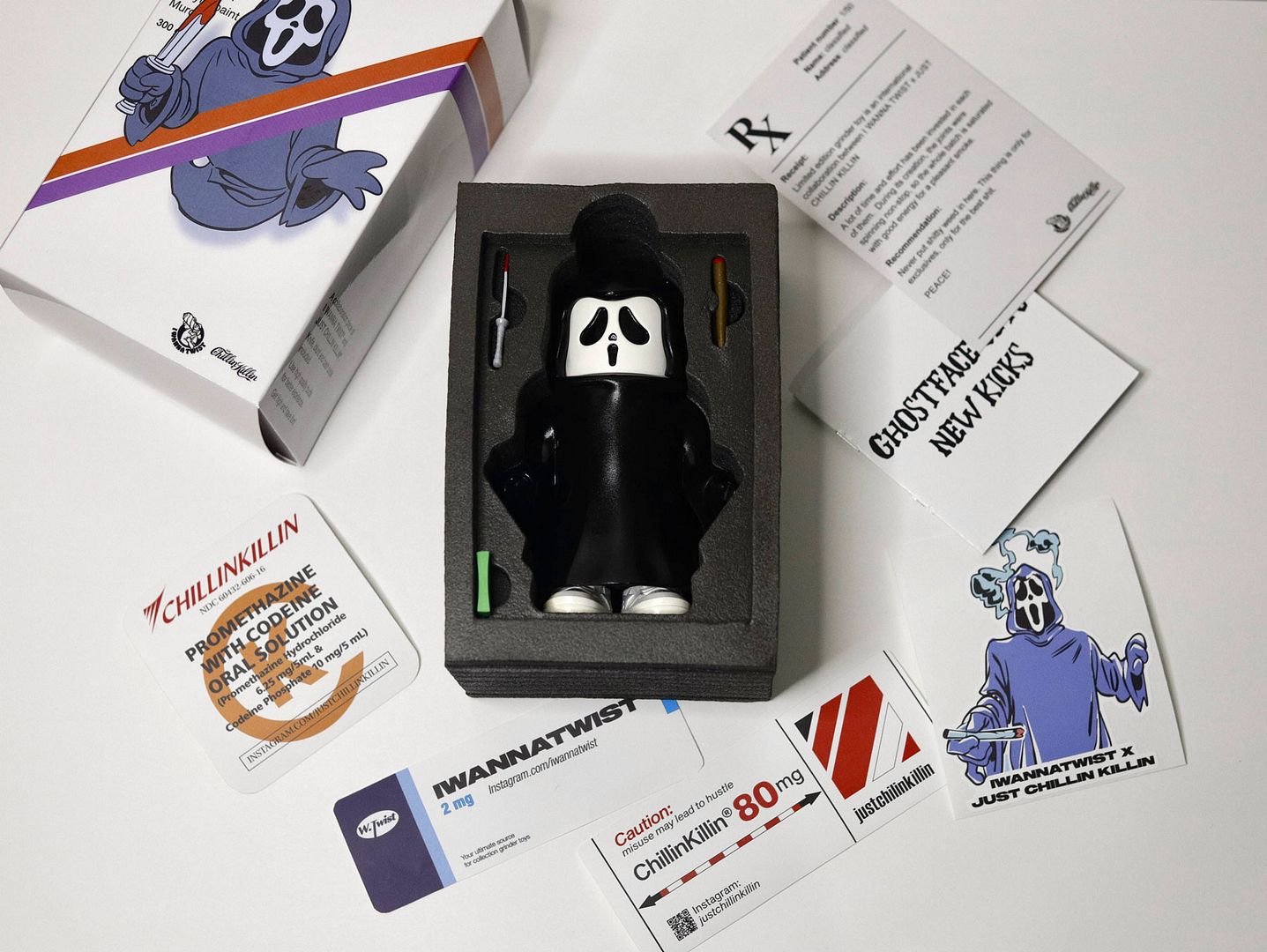 I Wanna Twist "Ghostface" grinder toy... the collectible you didn't ...