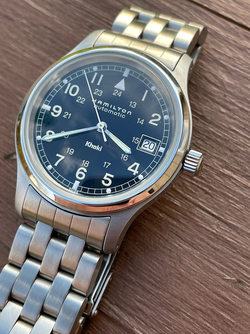 Hamilton Khaki 9721B automatic, two different ones! | WatchUSeek Watch ...