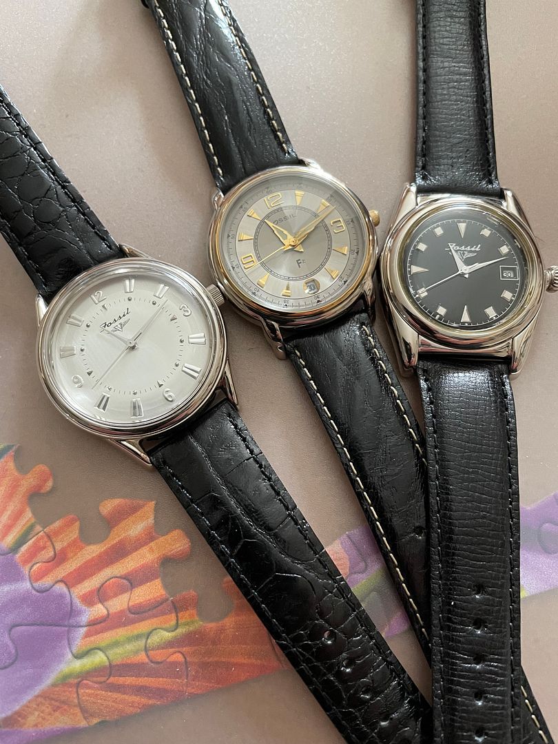 Three Fossil Vintage Series watches. Smaller wrists only. | WatchUSeek ...