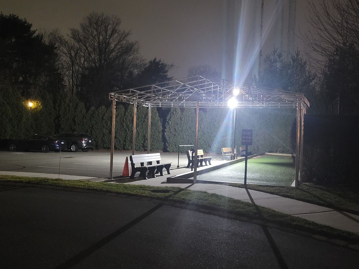 Not sure if this is for parking lot safety or night bocce - The Blog