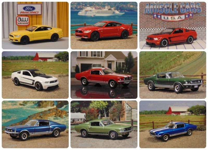 Lots & lots of Mustangs and more Mustangs - Diecast Garage