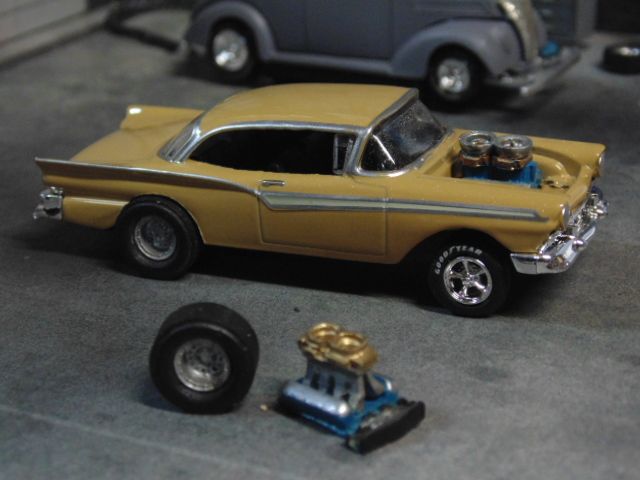 The 57 Ford Fairlane 500 Gasser - Diecast Garage