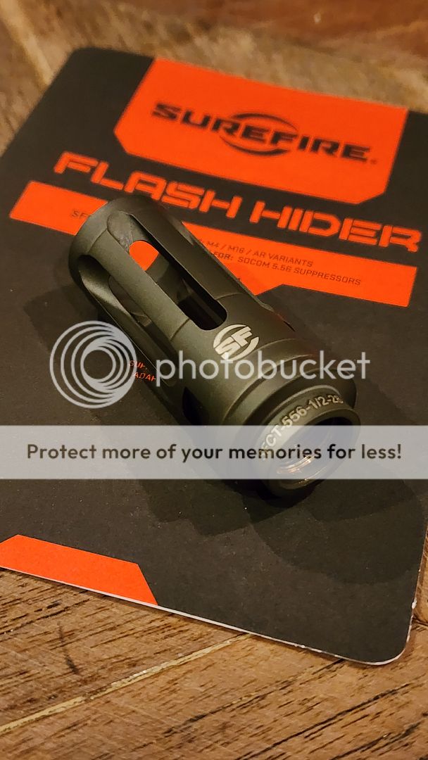 SureFire Flash Hider 1/2" x 28 Thread for 223/556 - New - No longer ...