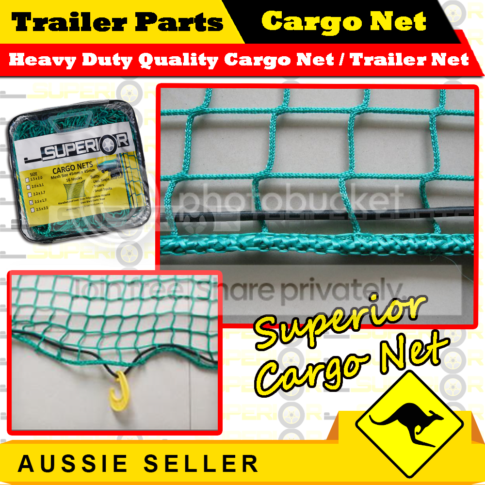 Cargo Net Ute, Dual Cabs, Trailers, Boats, 8x5 Boxtrailer 2.5m x 1.7m ...