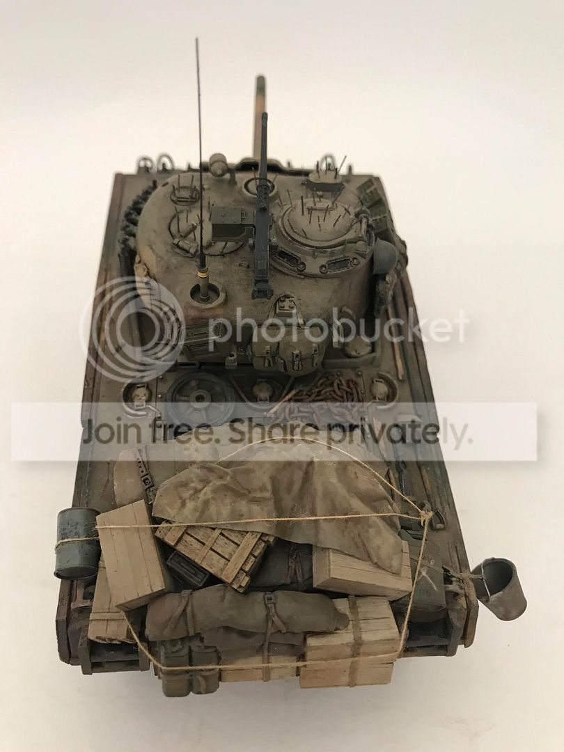 Pacific Sherman with improvised armour - Ready for Inspection - Armour ...