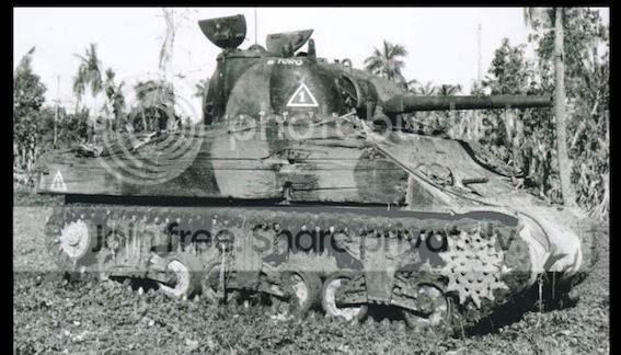 Pacific Sherman with improvised armour - Ready for Inspection - Armour ...