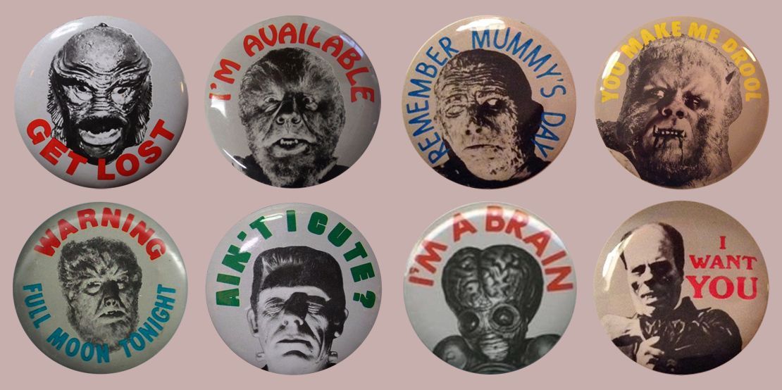 TINY Vending Machine Monster Buttons.