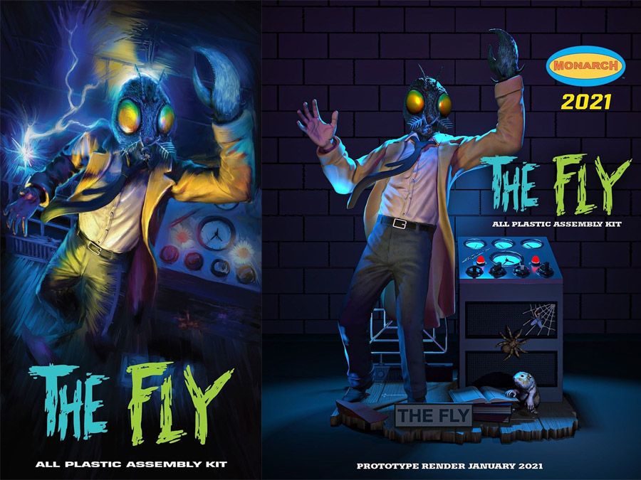 Official promo pics of Monarch Model's THE FLY