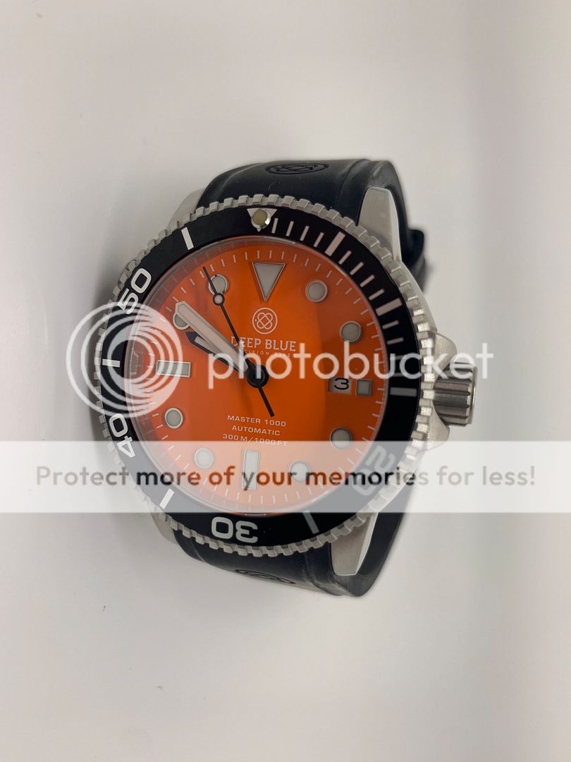 FS: Deep Blue Master 1000 Orange - $100 (SOLD) | WatchUSeek Watch Forums
