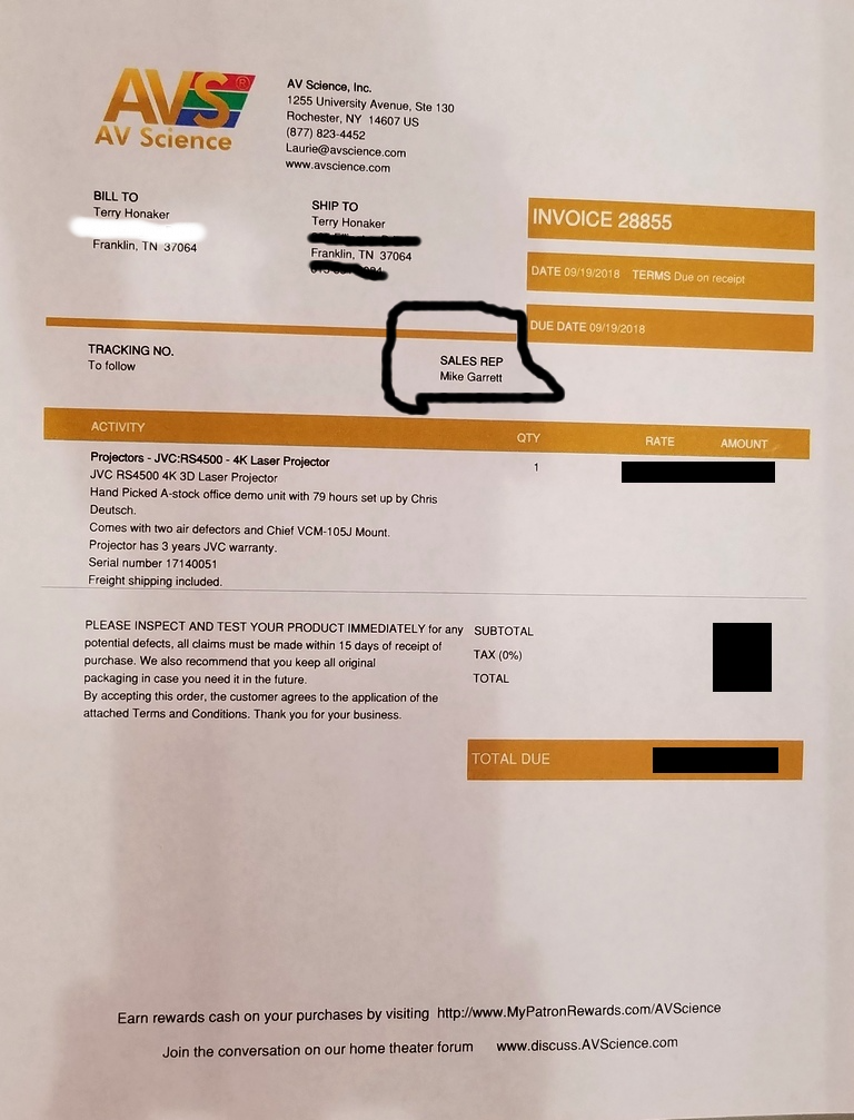 tigerhonaker's Home Theater phase # 1of being Up-Dated August 2018 ...