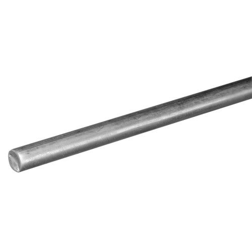 STEELWORKS SOLID STEEL ROD ZINC-PLATED (1/4" X 3')