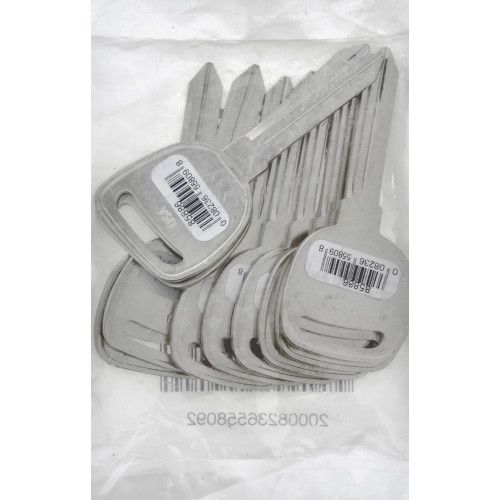 GM BRASS AUTO KEY BLANK B-96 (10 PACK)