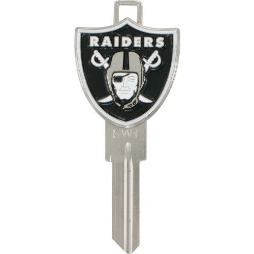 NFL OAKLAND RAIDERS 3D KEY BLANK SCHLAGE SC1/68
