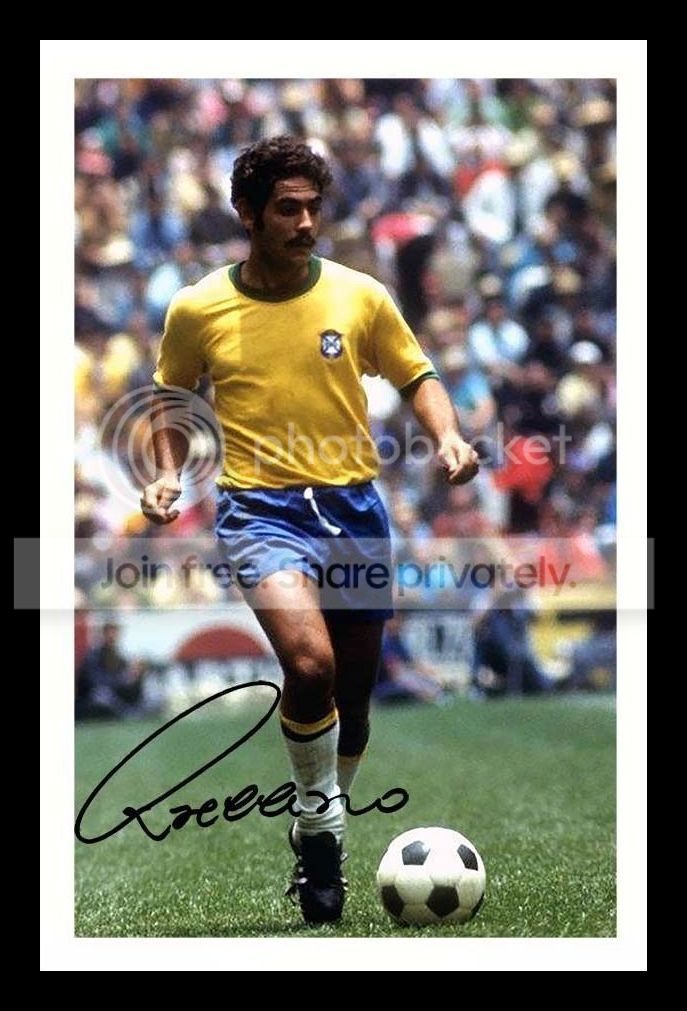 Roberto Rivellino - Brazil Autograph Signed & Framed Photo | eBay UK