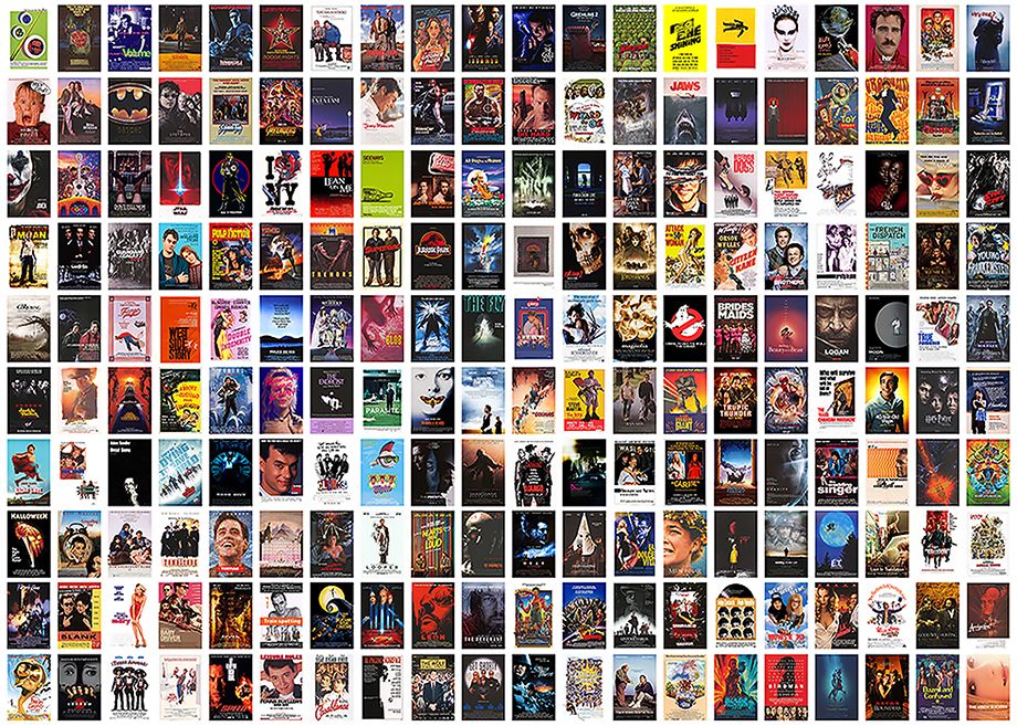 200 Movie Posters Quiz - By werewolfsanta
