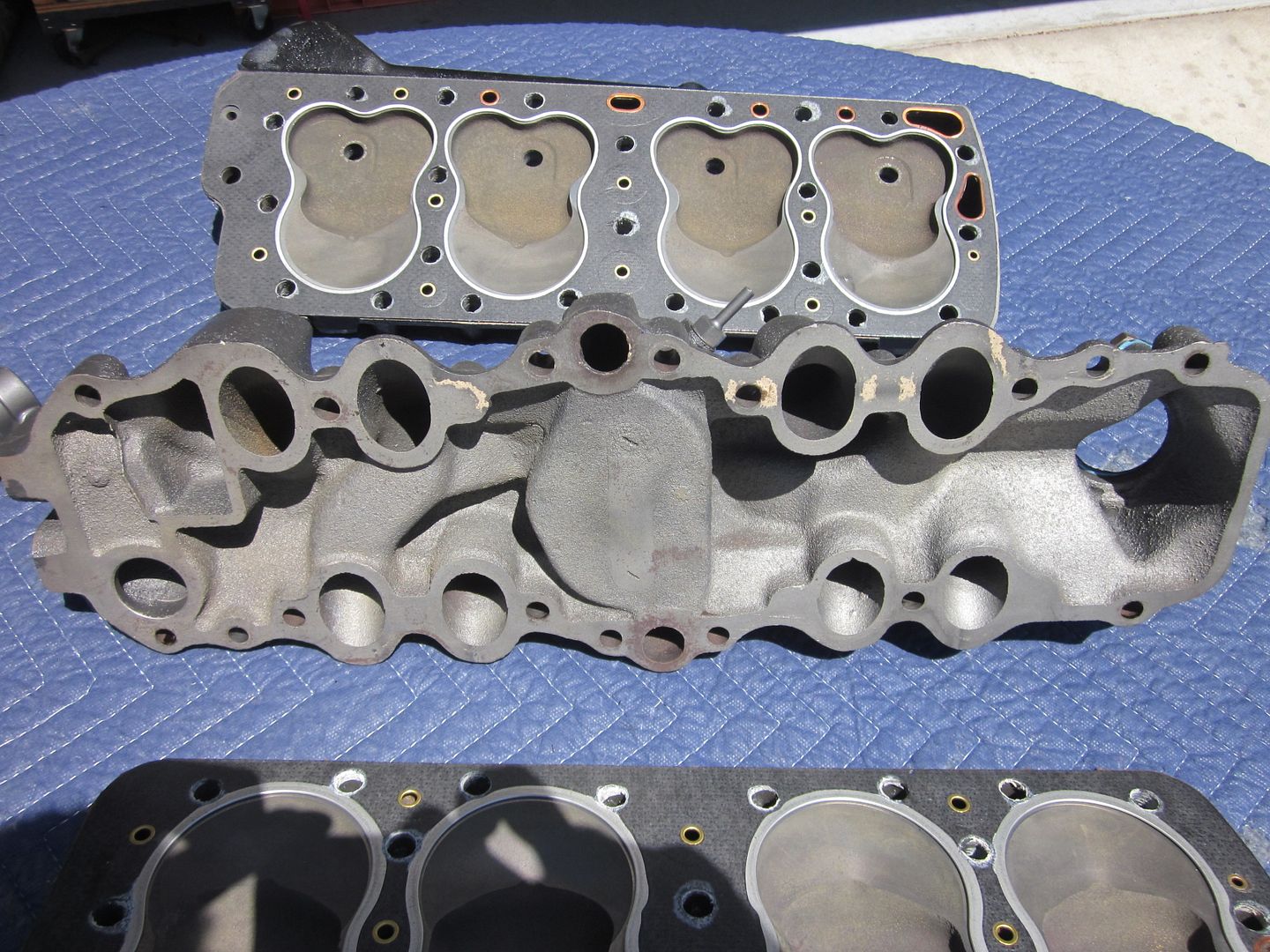 8BA Flathead heads and intake | The H.A.M.B.