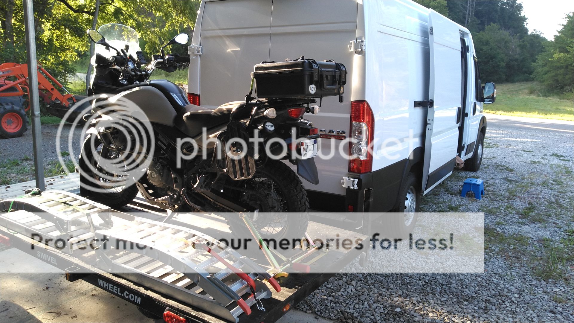 Hitch Mounted Double Motorcycle Carrier? | TW200 Forum