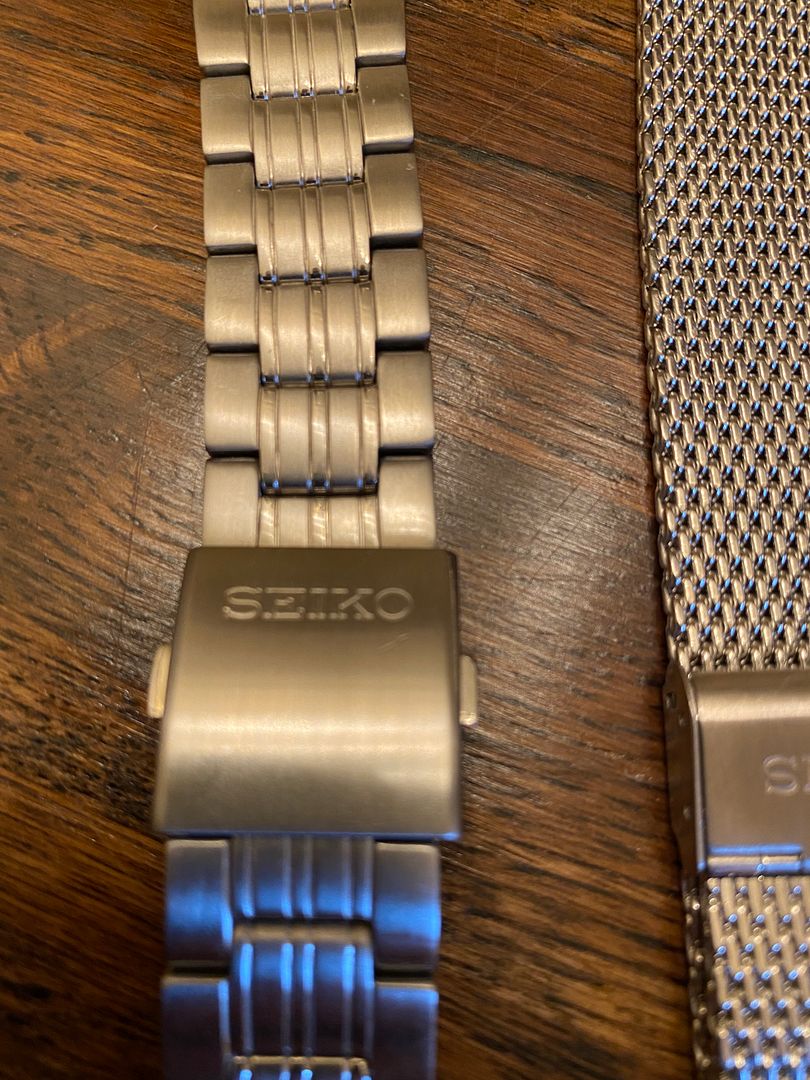 22mm Seiko Mesh and 20 mm solid Stainless Seiko Bracelet | WatchUSeek ...