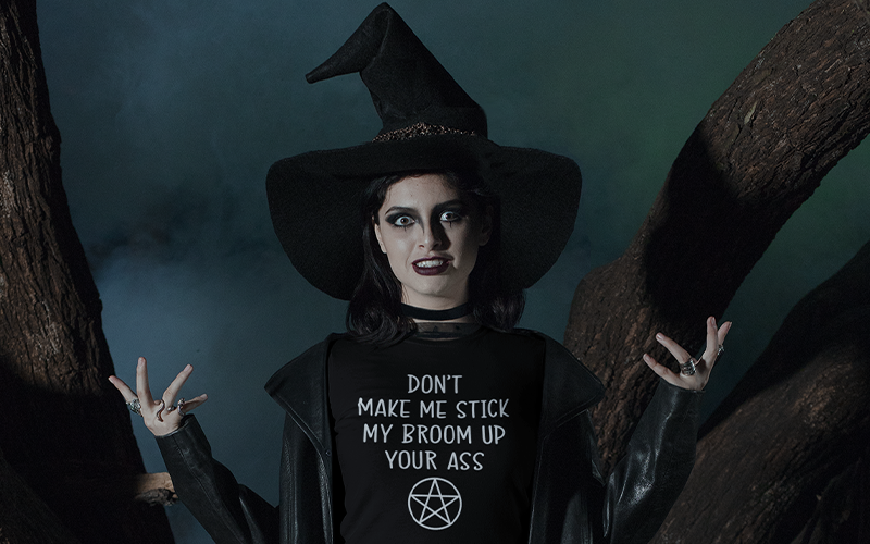 Funny Pagan and Wiccan Clothing and Accessories designed by Cheeky Witch®