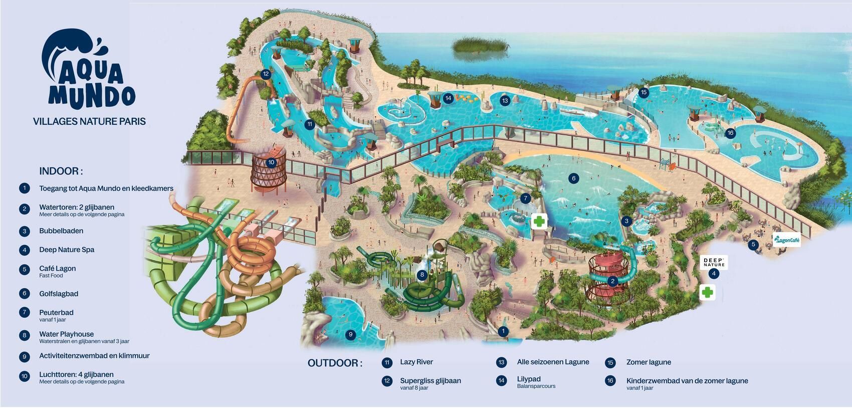 [Center Parcs] Villages Nature Paris - park & Aqua Mundo foto's & video ...