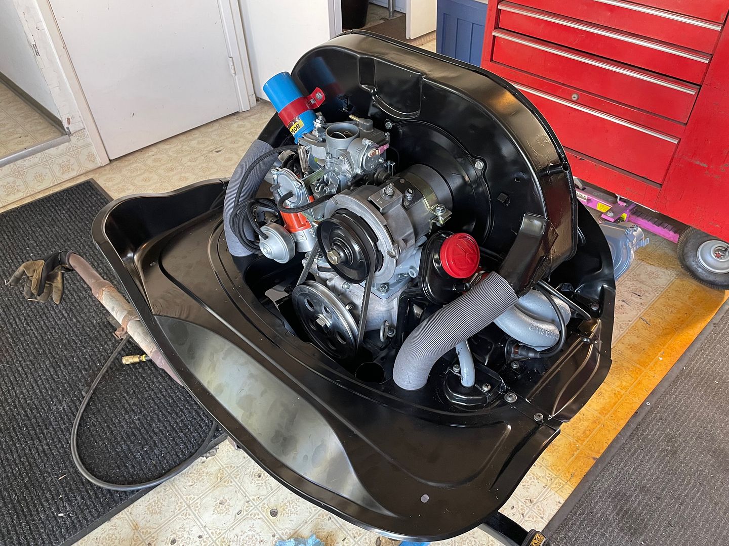 TheSamba.com :: Bay Window Bus - View topic - 71 T2 1600cc motor swap ...