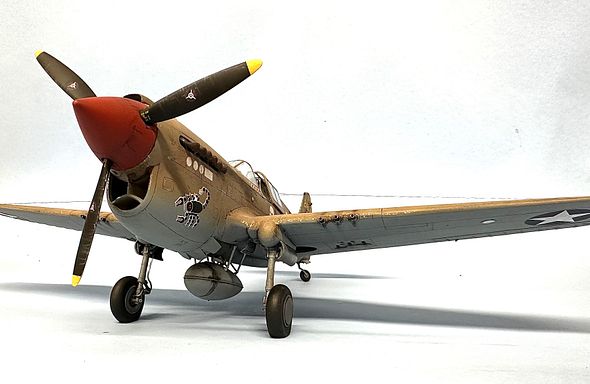 1:32 scale, Hasegawa, Curtiss p-40K-1-Cu, "Warhawk" - Ready for ...