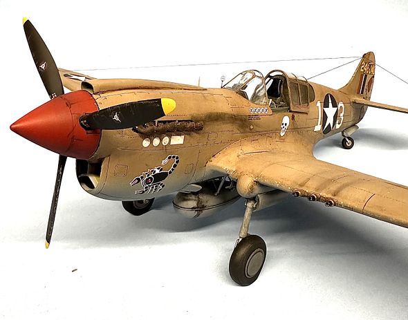 1:32 scale, Hasegawa, Curtiss p-40K-1-Cu, "Warhawk" - Ready for ...
