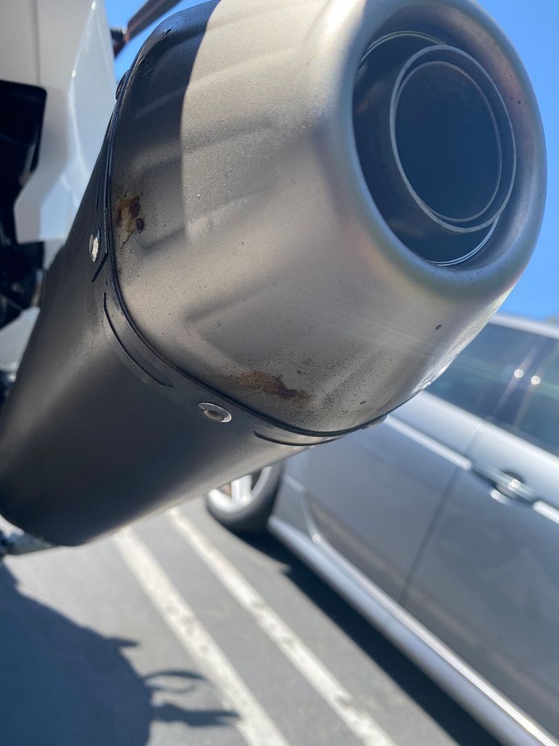 Oil out of tailpipe... 2021 Adventure R | Adventure Rider