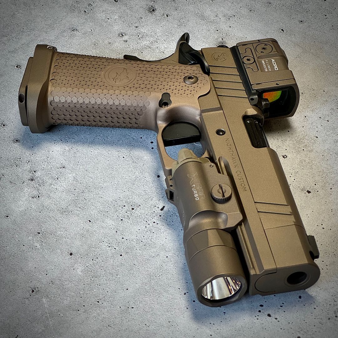 Nighthawk Sandhawk 9mm - Factory Custom Finish w/ ACRO & X300 Turbo ...