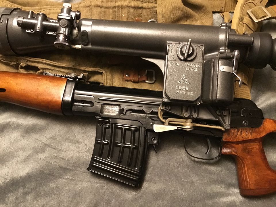 SOLD: - Soviet 1Pn58 Night Vision Scope with SVD Cam complete and ...