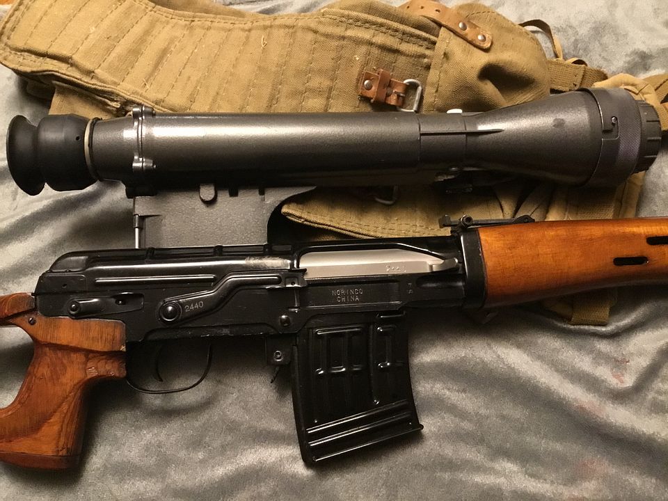SOLD: - Soviet 1Pn58 Night Vision Scope with SVD Cam complete and ...