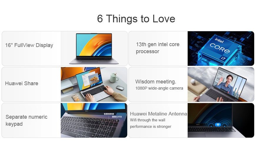 New HUAWEI MateBook D 16 2024 Laptop 16 inch 13th Gen intel New HUAWEI MateBook D 16 2024 Laptop 16 inch 13th Gen intel
