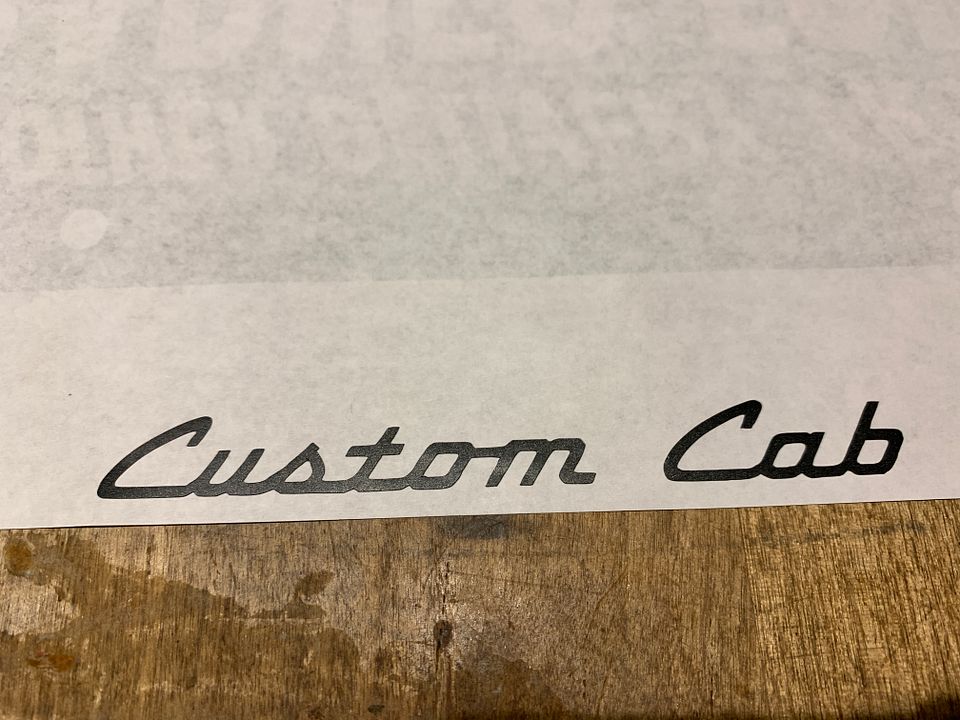 Custom Cab dash decal - Ford Truck Enthusiasts Forums