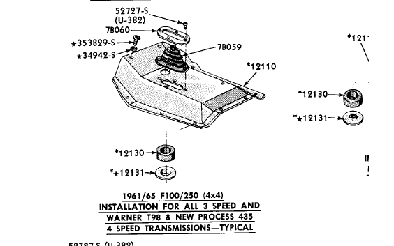 64 F100 4x4 shifter and transfer case boot options - Ford Truck ...