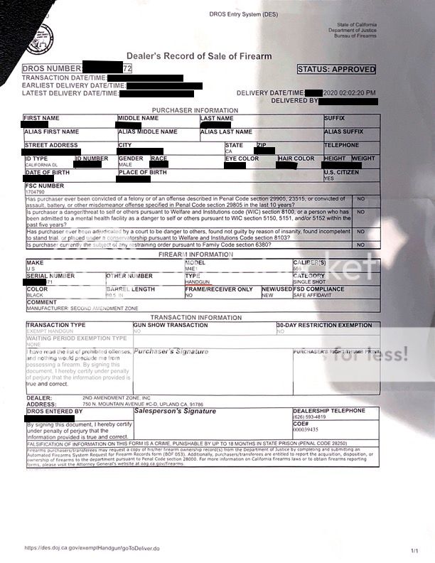 AR Pistol - 300BLK - Calguns.net