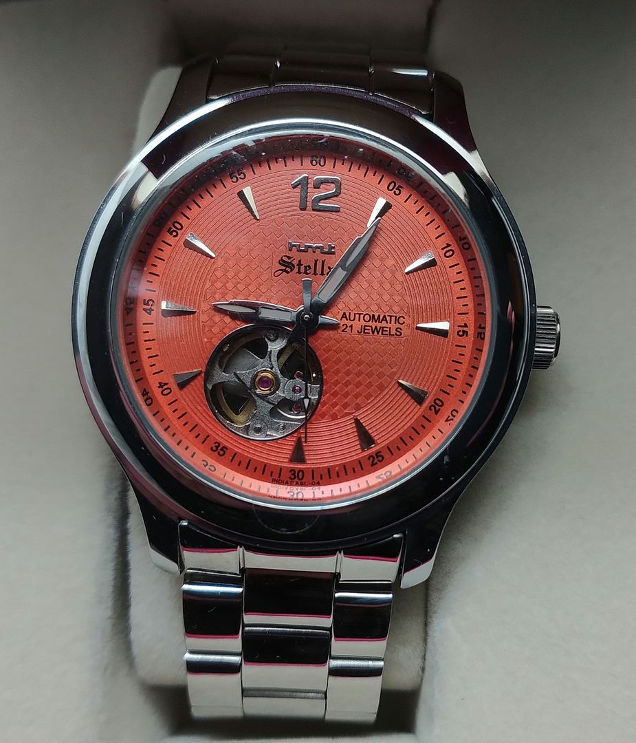 HMT Stellar Open Heart Automatic | WatchUSeek Watch Forums