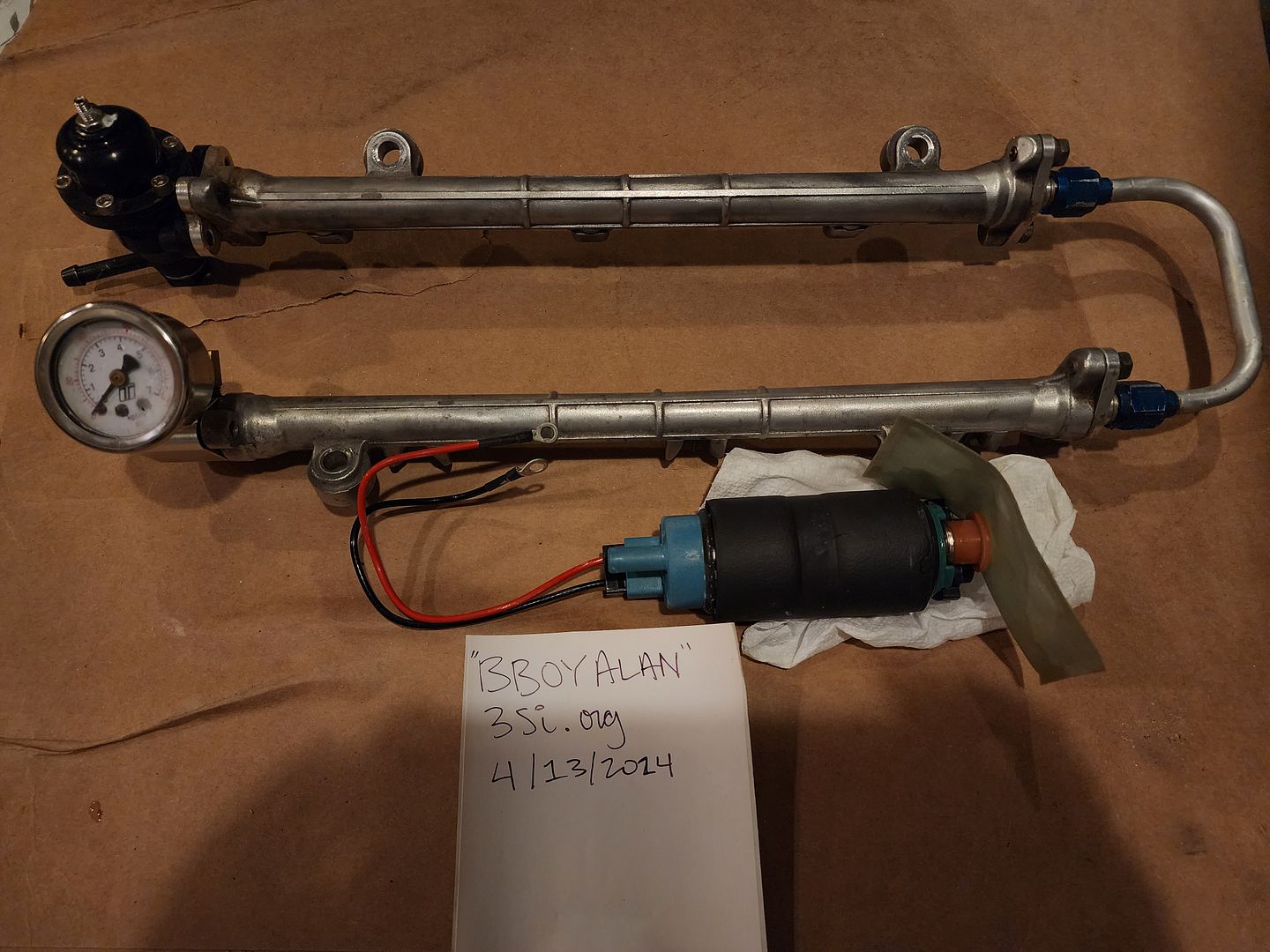 FS: AEM AFPR, AEM 340lph FP, TS fuel pressure gauge+adapter, and rail ...