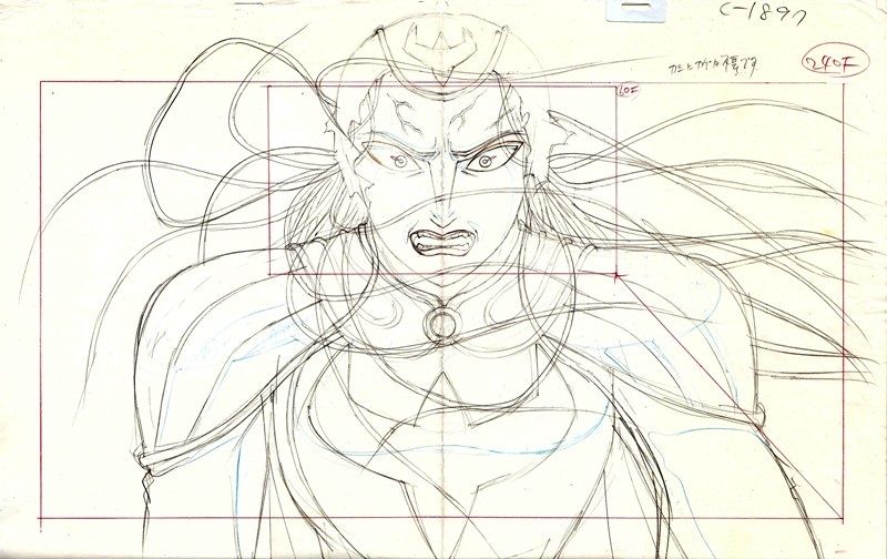 Sensei's Anime Gallery - A Tree of Palme 5: Sketches