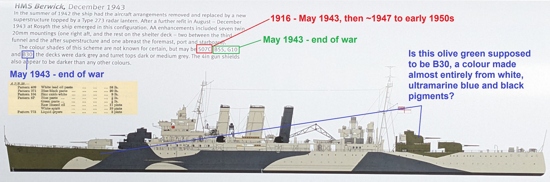 H.M.S. Badsworth. 'Hunt' Class Destroyer (Type 2) by Atlantic Models 1/ ...