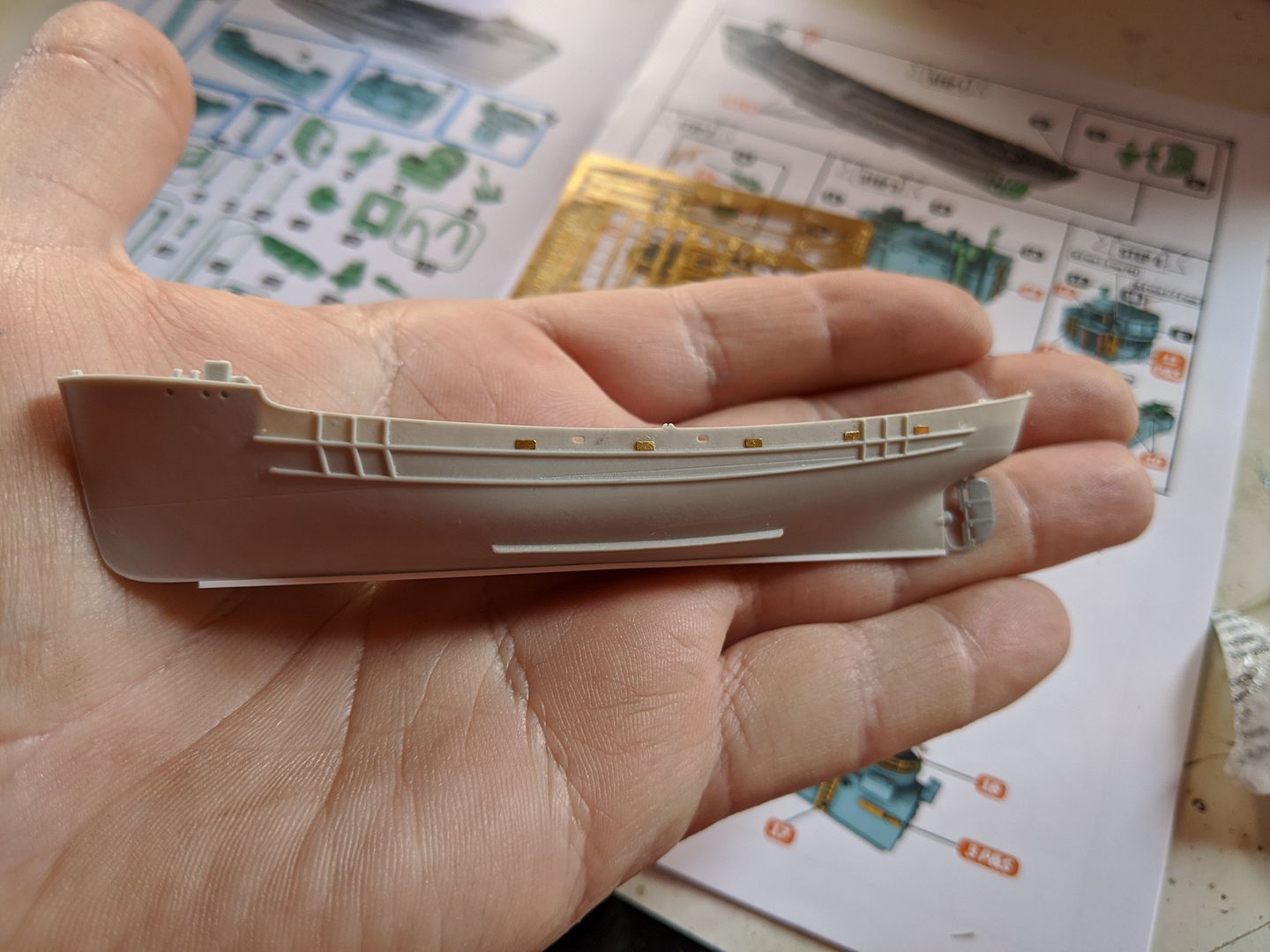 1/350 HMT Sir Gareth, Round Table class Admiralty Trawler - Work in ...