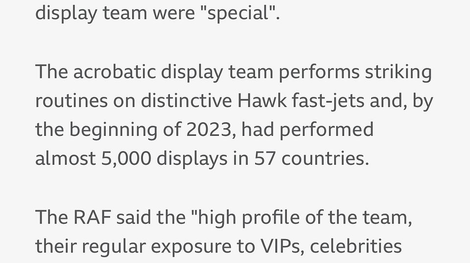 Red Arrows “Scandal”? - Page 3 - Boats, Planes & Trains - PistonHeads UK