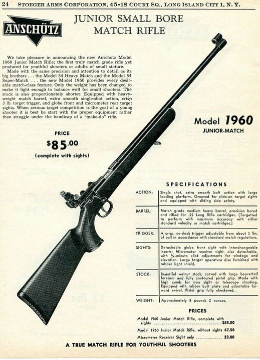 Found another Anschutz- Model 1450 | Rimfire Central Firearm Forum