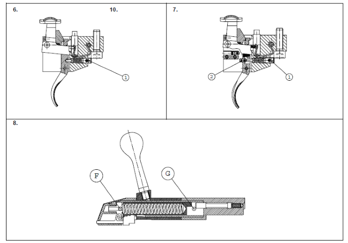 Sako P94s trigger spring same physical size as a T3/T1x or Quad ...
