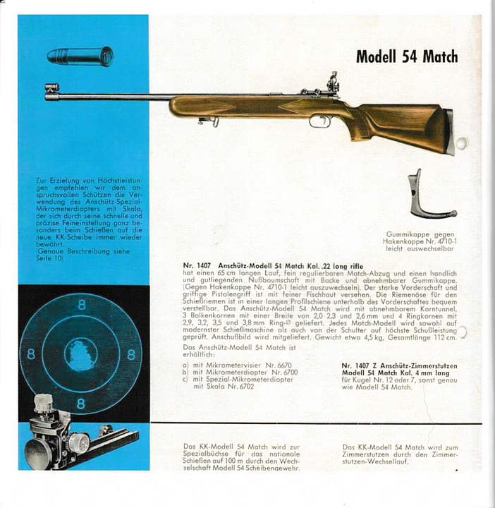 early Anschutz 54 standard | Rimfire Central Firearm Forum