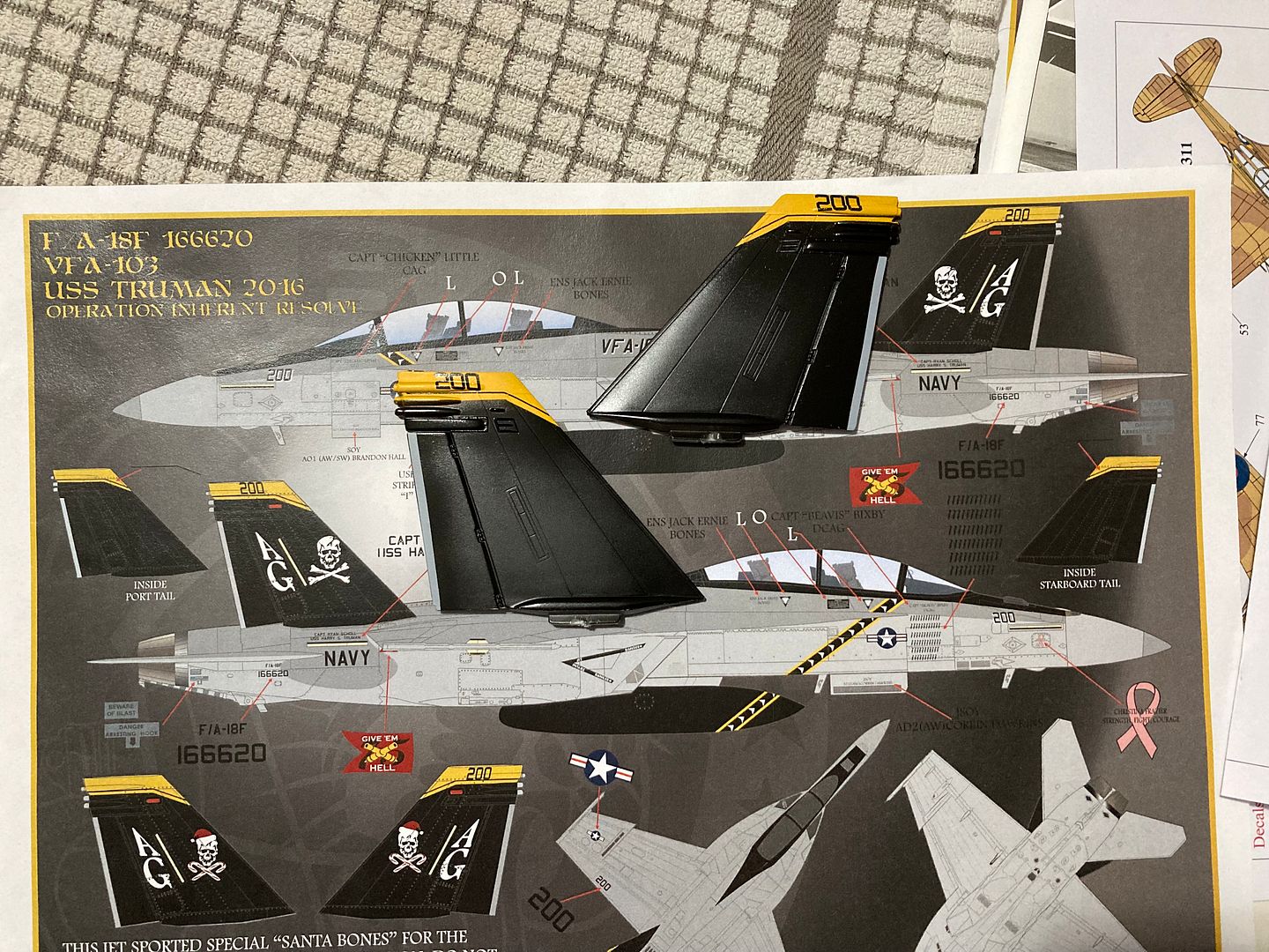 The other Tim's 1/48 Academy/Italeri USN F/A-18F VFA-103 Jolly Rogers ...