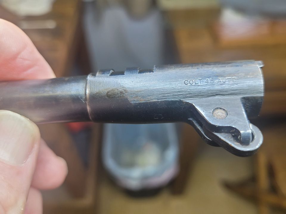 Correct barrel markings for 1942 Colt M1911A1? | Colt Forum