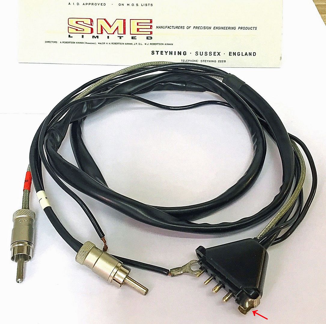 connecting cable to Shure SME 3009 | Audiokarma Home Audio Stereo ...